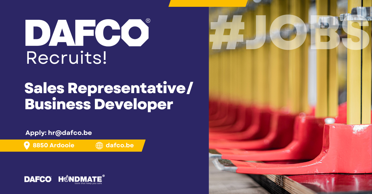 Jobs - Dafco - Professioneel Veiligheidsgereedschap voor Industrie ...